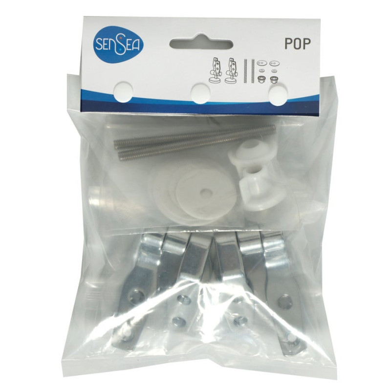 Kit de fixation métal pour abattant Pop, SENSEA