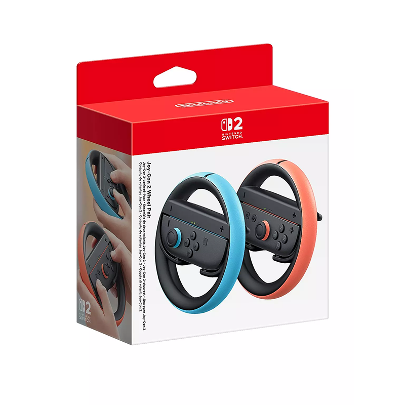 Paire de volants Joy-Con 2 pour Switch 2 Rouge/Bleu - NINTENDO ...