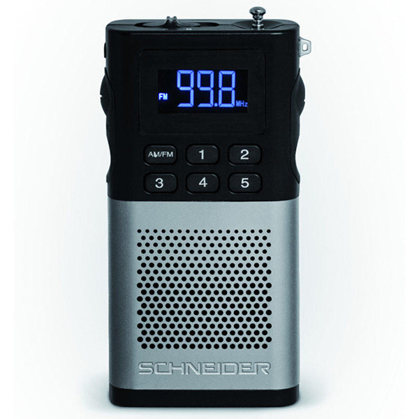 Radio Tuner Piccolo Audio/HiFi Noir/Argenté - SCHNEIDER - SC160ACLSIL