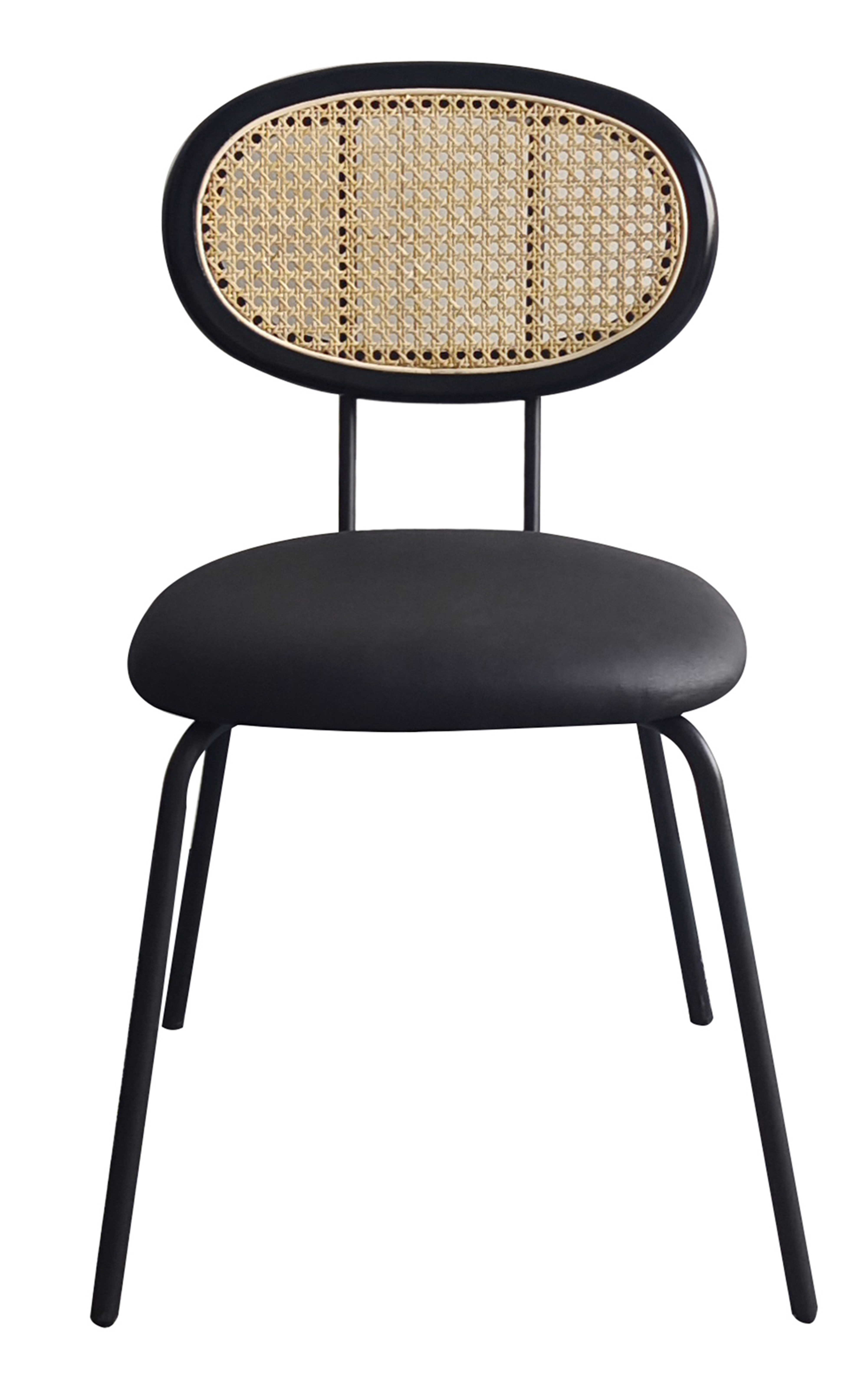 Chaise Armon en rotin Noir - 54581