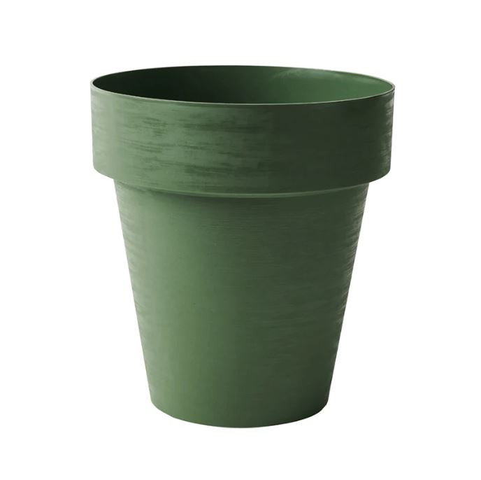 Pot rond Time Ø40cm Vert - TERAPLAST - TER-3040239
