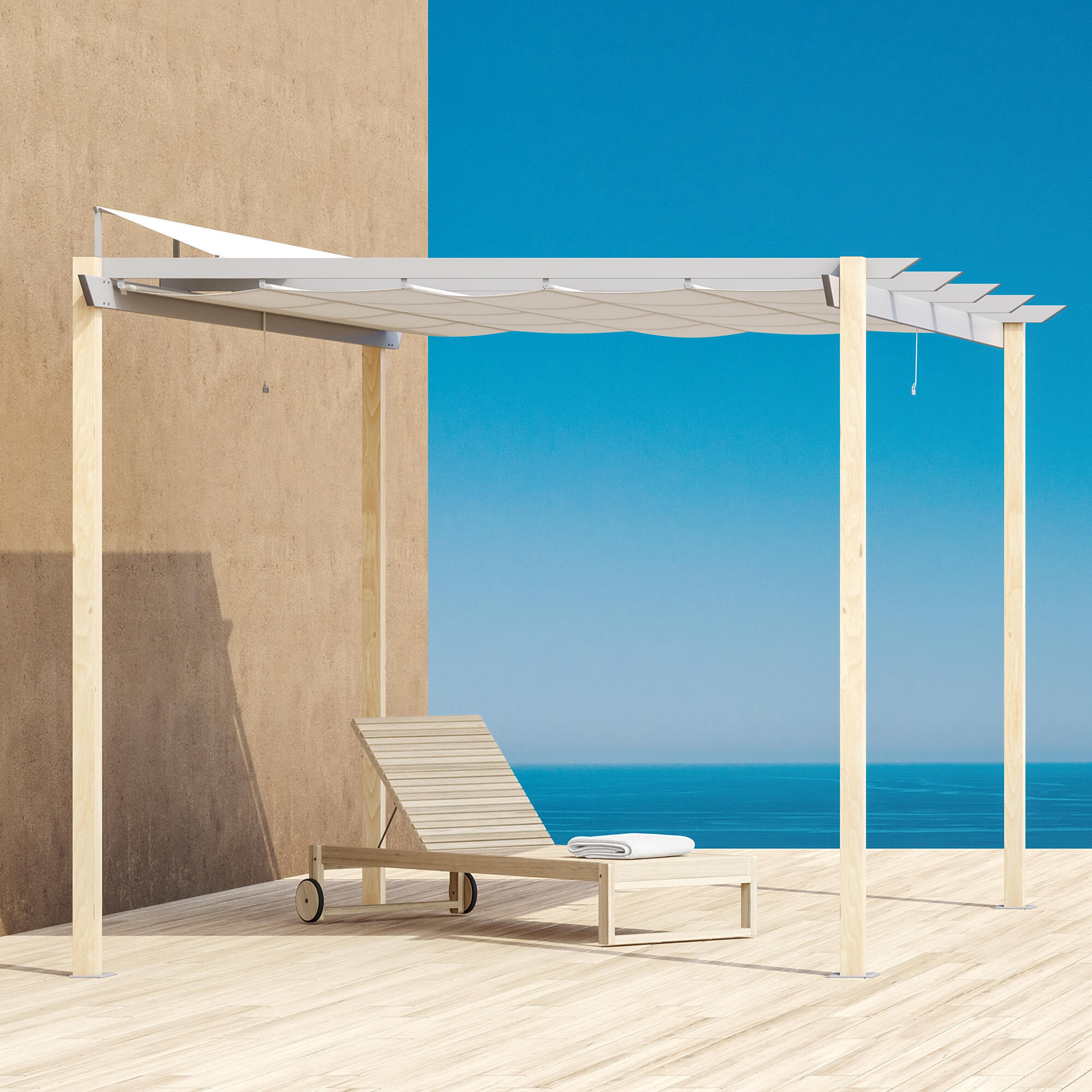 Pergola autoportante aluminium Omega