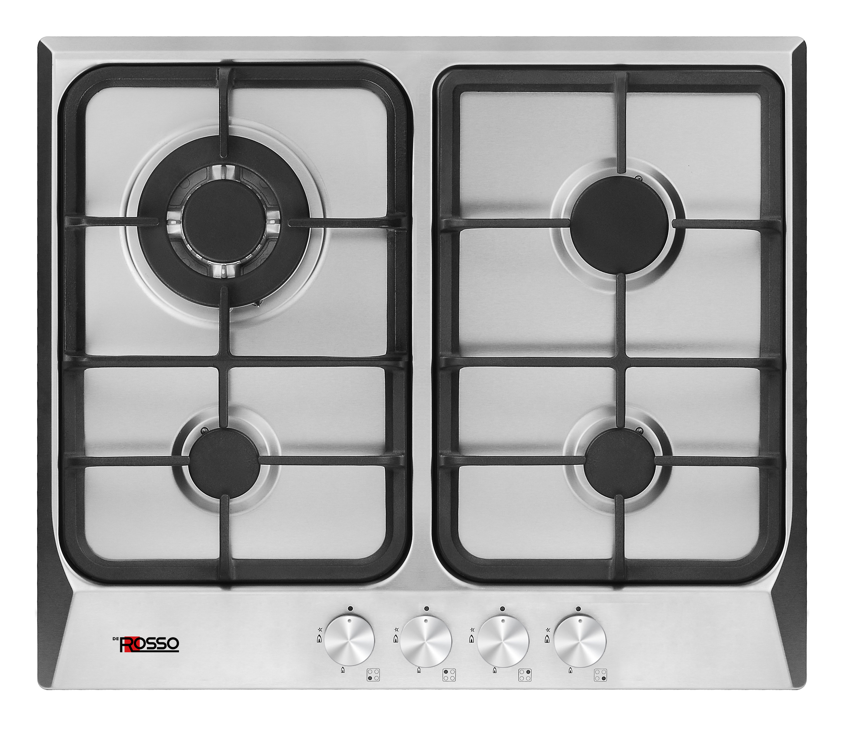 Plaque de cuisson 4 feux gaz - DEROSSO - NDR-4FG-I